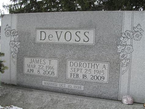 James Thomas Devoss 1916 2008 Find A Grave Memorial