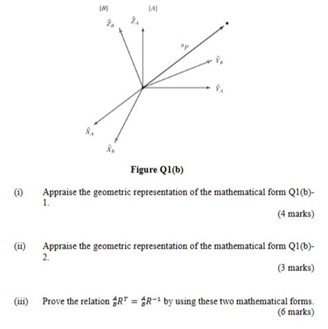 Solved A A Coordinate Frame B Is Located At The Base Of Chegg