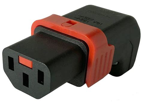 ACS131 DBK Iec Lock C13 Inline Rewirable R A Up Down Iec Lock Wagner Online Electronic Stores