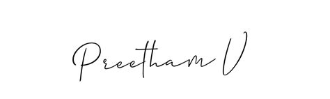 89 Preetham V Name Signature Style Ideas Creative Online Autograph
