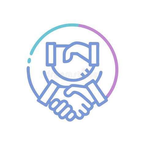 Visual Icons For Trade Association Representation Stock Vector Illustration Of Planning