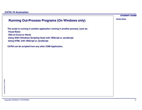 CATIA V Automation VB Script Pdf Operating Systems Computer Software And Applications
