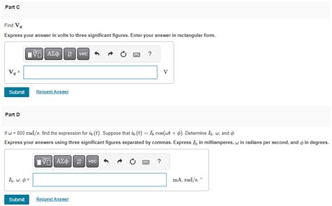 Solved The Phasor Current Ia In The Circuit Shown In Figure