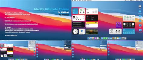 Macos Ultimate Theme For Xwidget By Jimking On Deviantart