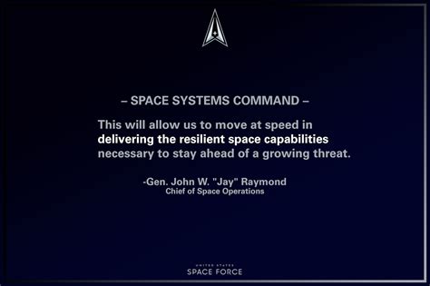 Space Systems Command Geared To Deliver Swift Responsive Space Capabilities Nellis Air Force