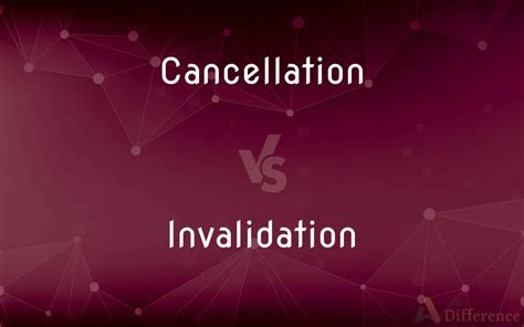 Cancellation Vs Invalidation — Whats The Difference