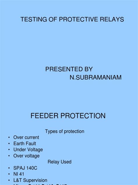 Classification Of Relays Pdf