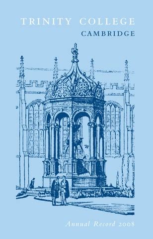 Trinity College Annual Record By Trinity College Cambridge Issuu
