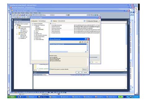 Installing And Using OpenCV With Visual Studio Express