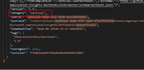 Arm Template For Deploying A Workbook Template To Microsoft Sentinel