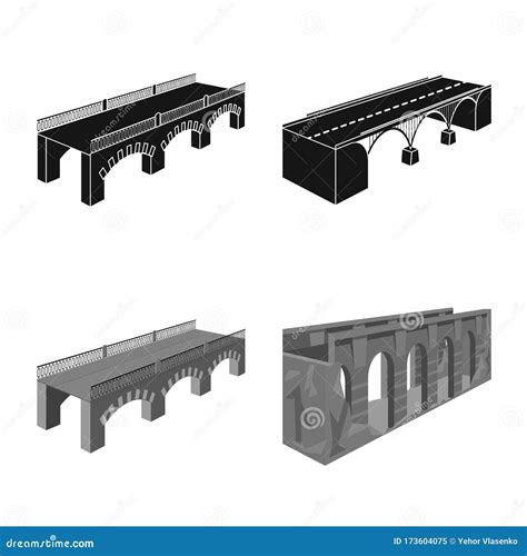 Vector Illustration Of Connection And Design Sign Set Of Connection And Side Vector Icon For