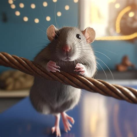 Premium Ai Image A Photograph Of Cute And Adorable Mouse