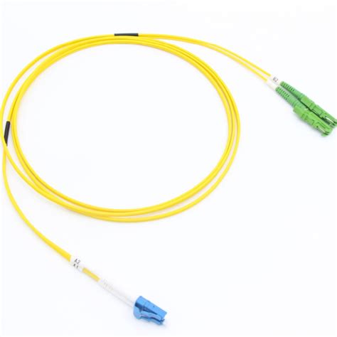 e2000 apc lc upc optical patch cord g657a2 9 125μm 2 0mm duplex