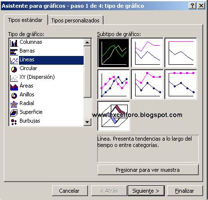 EXCEL Pasos para crear un gráfico