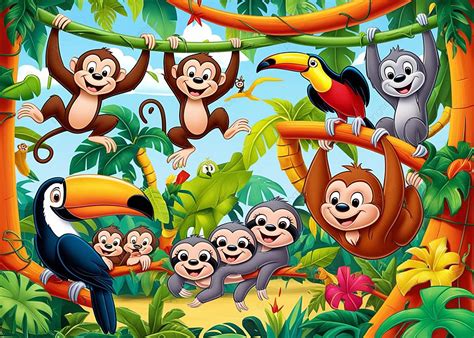 장난이 심하다 만화 피크닉 활기찬 숲 캐릭터 견적 놀기 좋아하는 만화 피크닉 활기찬 숲 캐릭터 Quot 배경 일러스트 및