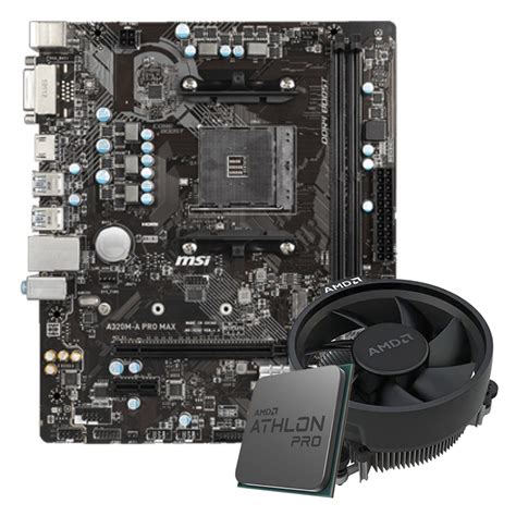 Kit Upgrade Athlon PRO 200GE + MSI A320M-A PRO MAX
