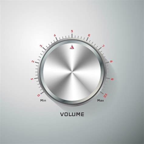 Chrome Knob Vector Illustration 35729613 Vector Art At Vecteezy