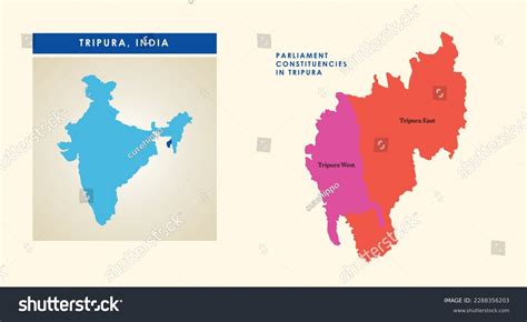 Map Parliament Constituencies Lok Sabha Constituencies Stock Vector Royalty Free