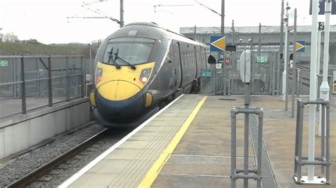 Trains At Ebbsfleet International Hs1 200116 Youtube