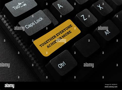 Handwriting Text Together Everyone Achieves More Concept Meaning
