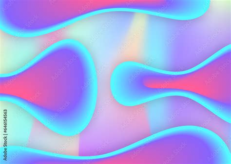 Liquid Fluid Background With Dynamic Elements And Shapes Stock Vector Adobe Stock