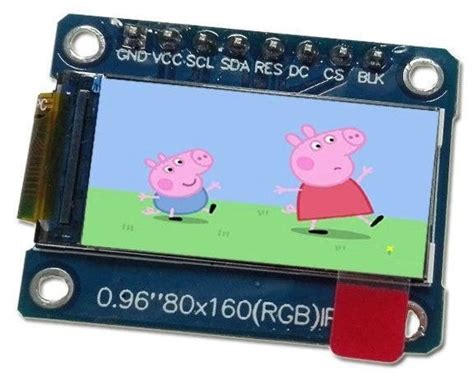 Tutorial Using The 096 80 X 160 Full Color Ips Lcd Module With Ard