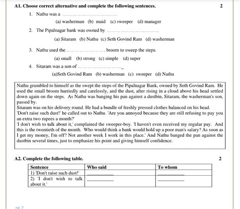 A1. Choose correct alternative and complete the following sentences.21...