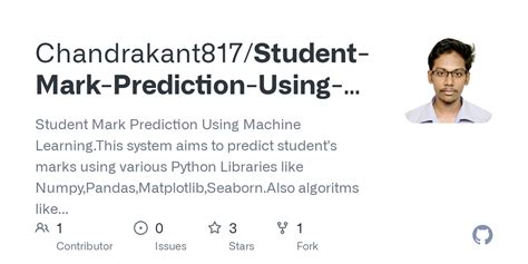 GitHub - Chandrakant817/Student-Mark-Prediction-Using-Machine-Learning ...