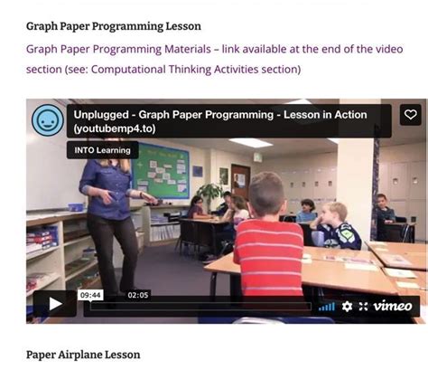 Computational Thinking Activities Computational Thinking