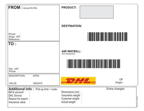 Dhl Shipping Document Details Pdf