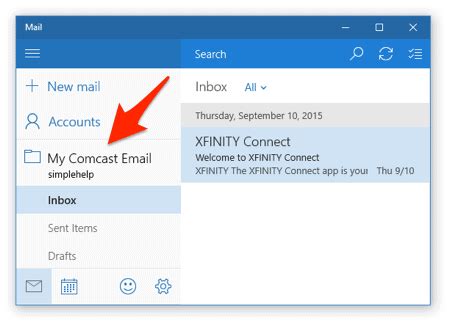How To Setup Comcast Email In Windows 10 Simple Help