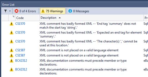 C How Can I See The Compile Error Code Number In Visual Studio Error