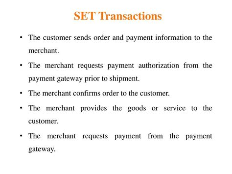 Ppt Secure Electronic Transaction Powerpoint Presentation Free Download Id6069838
