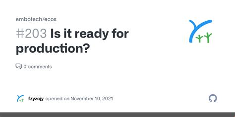 Is It Ready For Production Issue Embotech Ecos Github