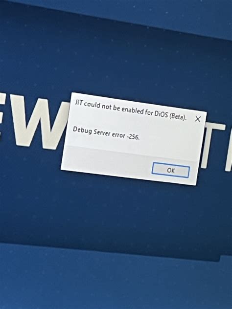 I Keep Getting This Error When Trying To Run Jit On Dolphinios Beta