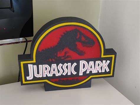 Jurassic Park Logo Stand By Chiri Makerworld