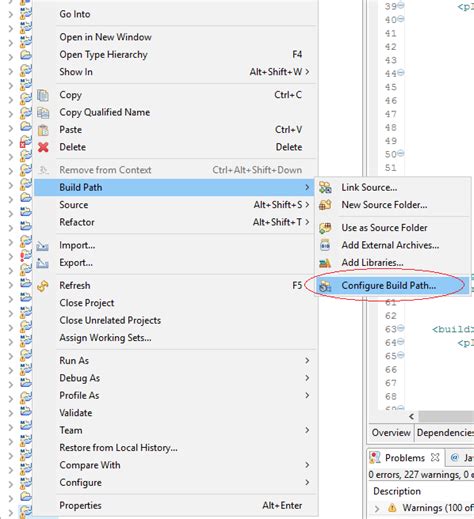 Eclipse — Eclipseがjfxrtjarクラスのアクセス制限について警告を表示する