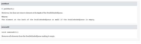 Solved Interface Double Endedqueueinterface Type Parameters
