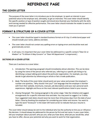 Personal Reference Example In Pdf Docs Examples