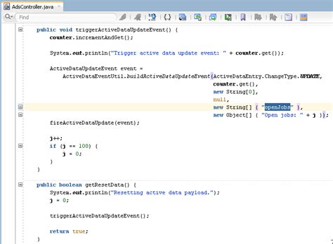 Andrej Baranovskij Blog Simple Example For ADF Active Data Service