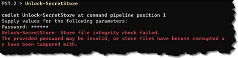 Powershell Encrypt Password Command Via Secret Management Module