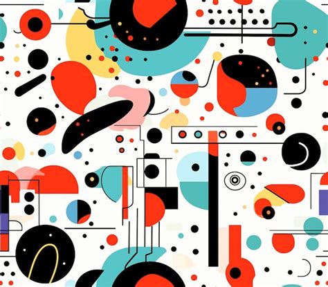 Premium Ai Image A Close Up Of A Colorful Abstract Design With Circles And Shapes Generative Ai