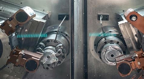 Manufacture Parallel Dual Spindle Cnc Turning Center