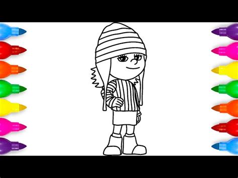 Despicable Me Coloring Pages Edith 2025