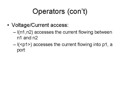 Tutorial An Introduction To VerilogA Transitioning From
