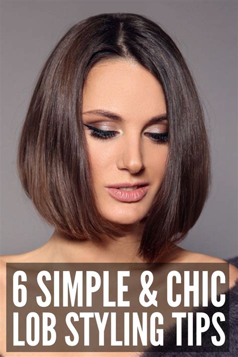 How To Style A Lob 6 Step By Step Hair Tutorials We Love Lob Styling