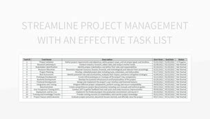 Understanding Predecessor Task In Project Management Excel Template Free Download Pikbest