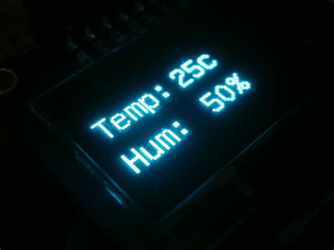 arduino oled thermometer and hygrometer with dht11 for beginners 6 steps with pictures