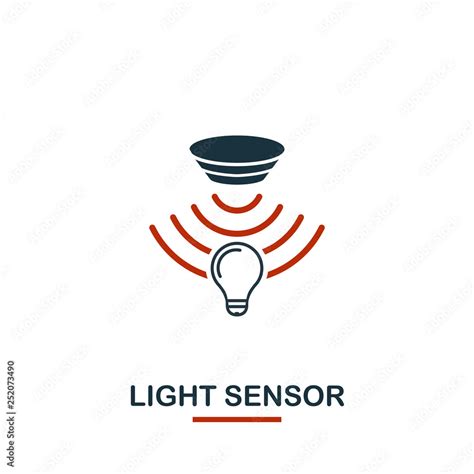 Light Sensor Icon From Sensors Icons Collection Creative Two Colors Design Symbol Light Sensor