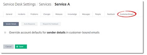configure customer bound email settings gotoassist service desk support